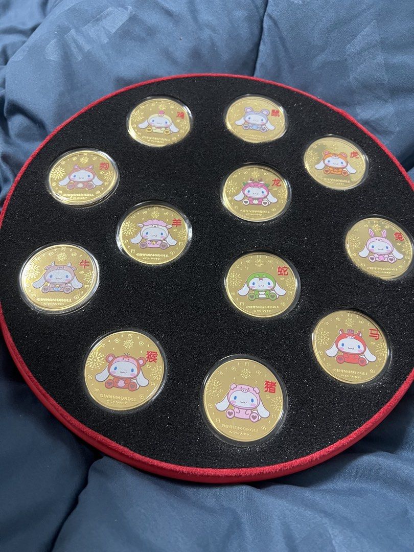 Cinnamoroll Raffles Mint Collectibles Lunar New Year Coins, Hobbies ...