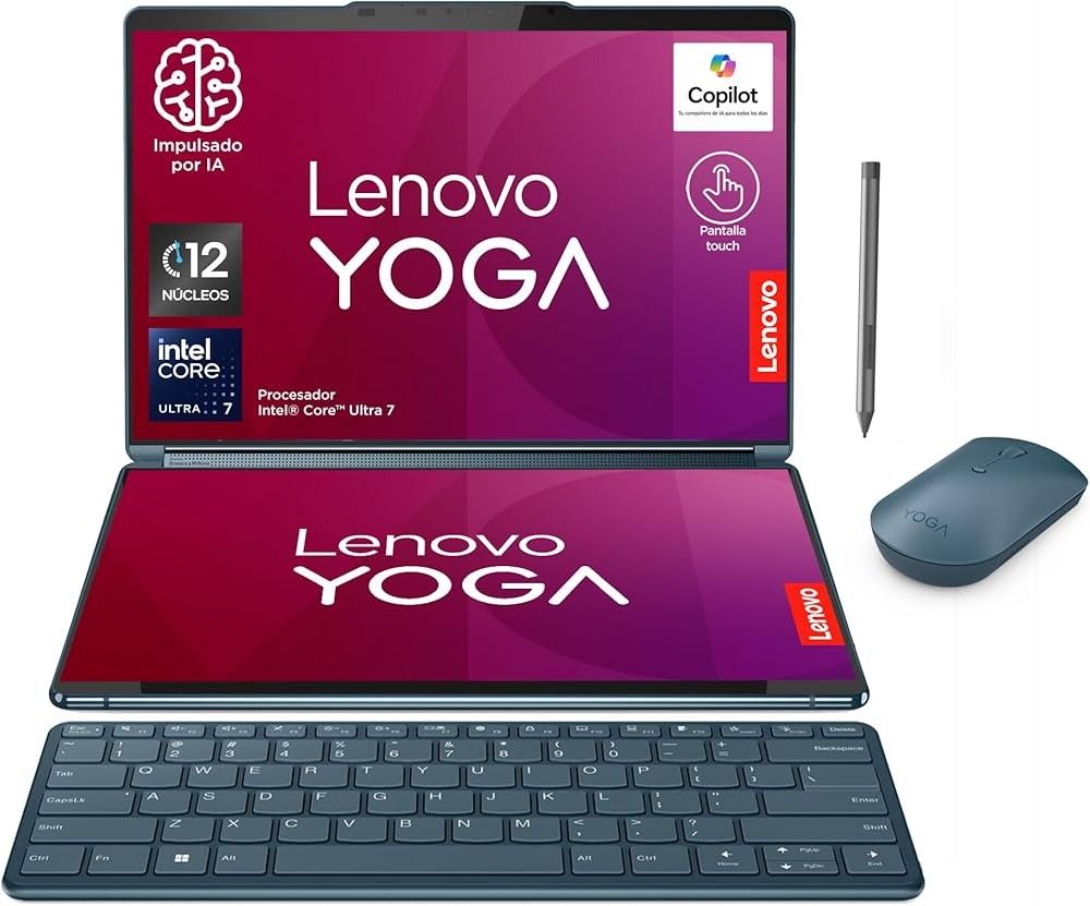 Lenovo Yoga Book 9i 13" Intel Core Ultra 7 Dual Screen Laptop ...