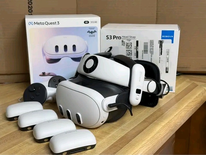 Meta Quest 3 VR Headset with BoboVR S3 Pro Head Strap, Video Gaming ...