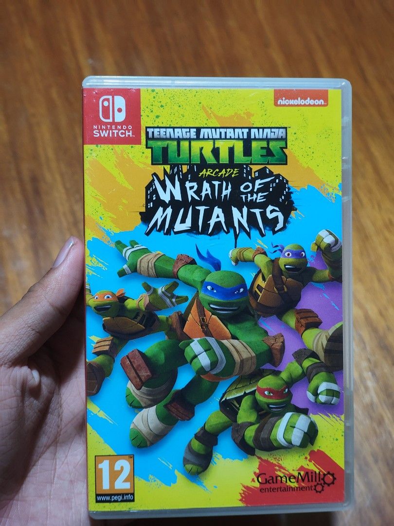 Nintendo Switch Teenage Mutant Ninja Turtles Wrath of the Mutants ...