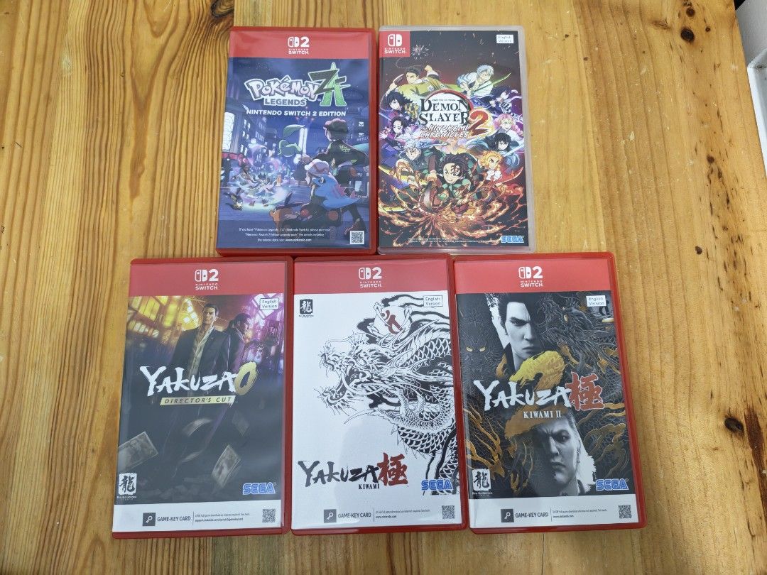 Pokemon Legends Z-A, Demon Slayer 2, Yakuza Games for Switch, Video ...