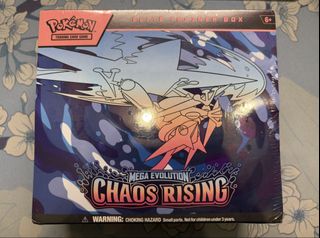 Pokemon ME04 Chaos Rising ETB, Hobbies & Toys, Toys & Games on Carousell