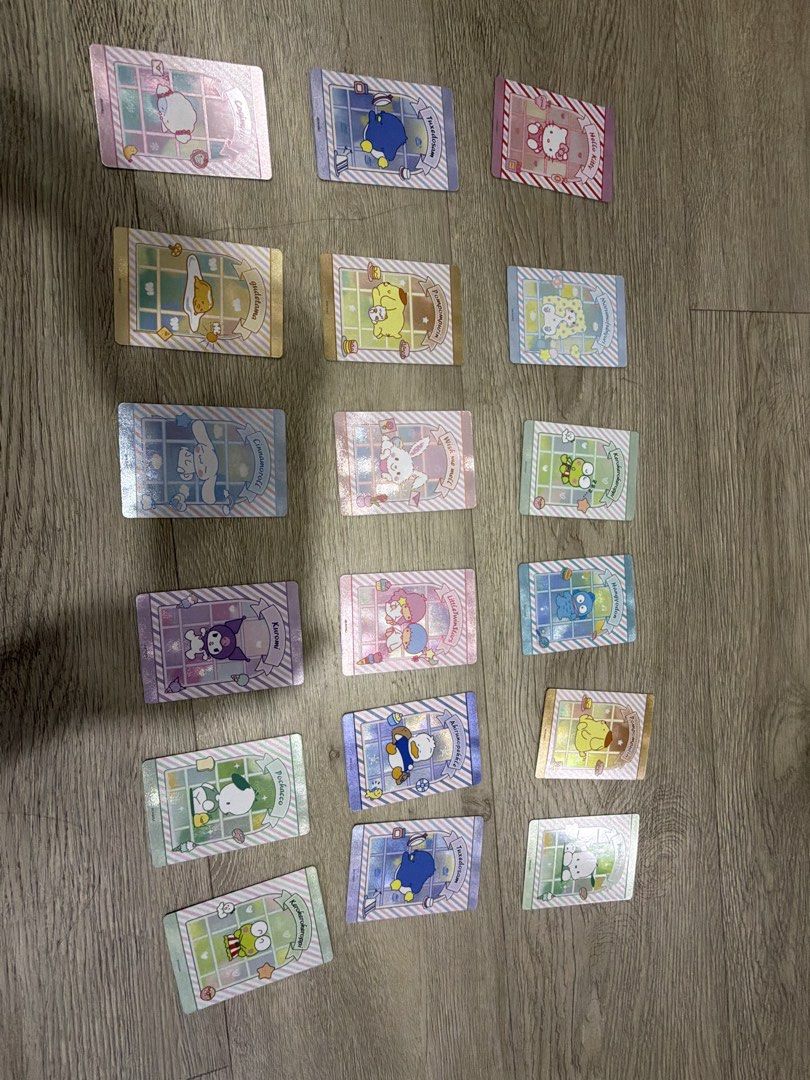 18pcs for $3 Sanrio Character Cards - Various Characters , Hobbies ...