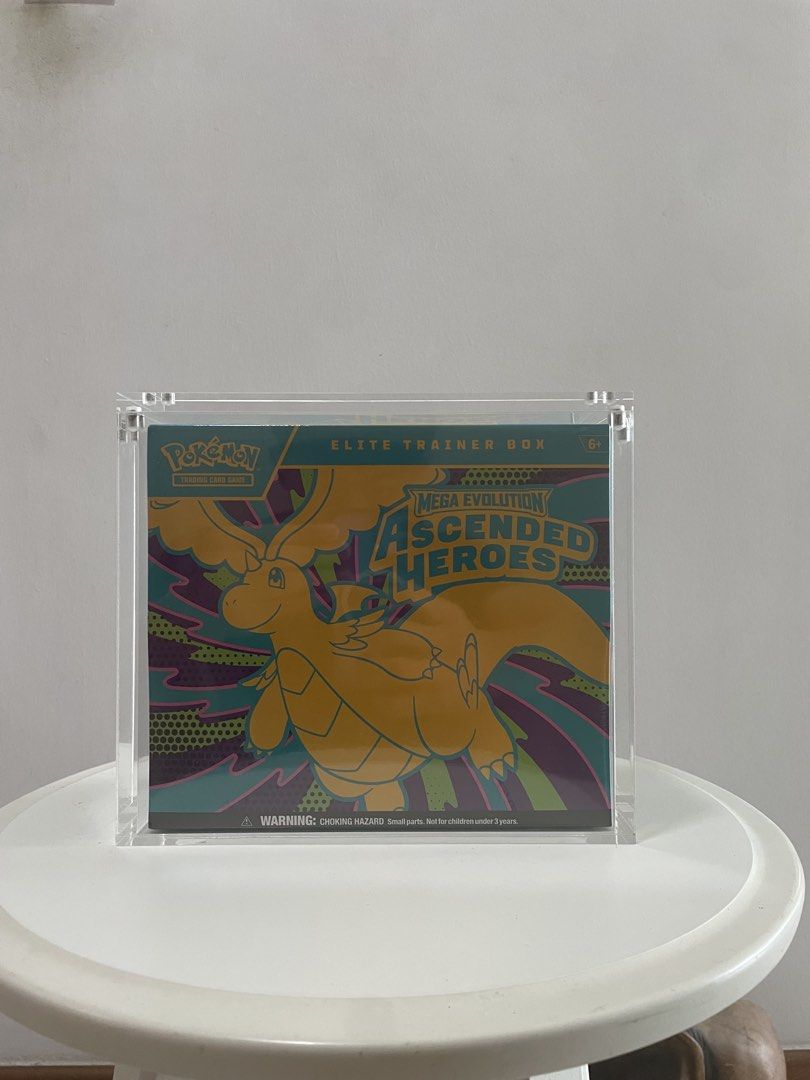 (Shrinked )Pokemon TCG Mega Evolution Ascended Heroes Elite Trainer Box ...