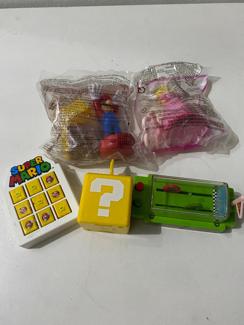Super mario Mcdonald's Happy meal collection, Hobbies & Toys ...