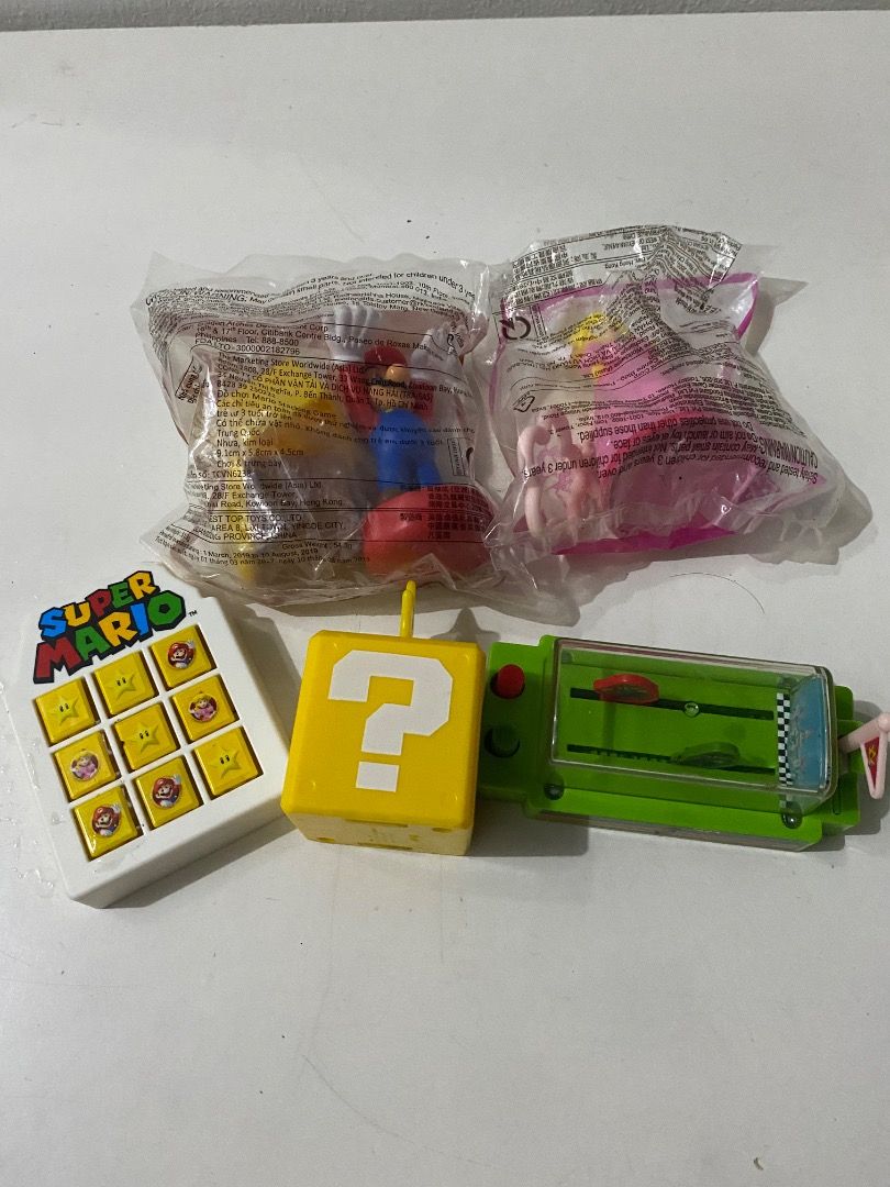Super mario Mcdonald's Happy meal collection, Hobbies & Toys ...
