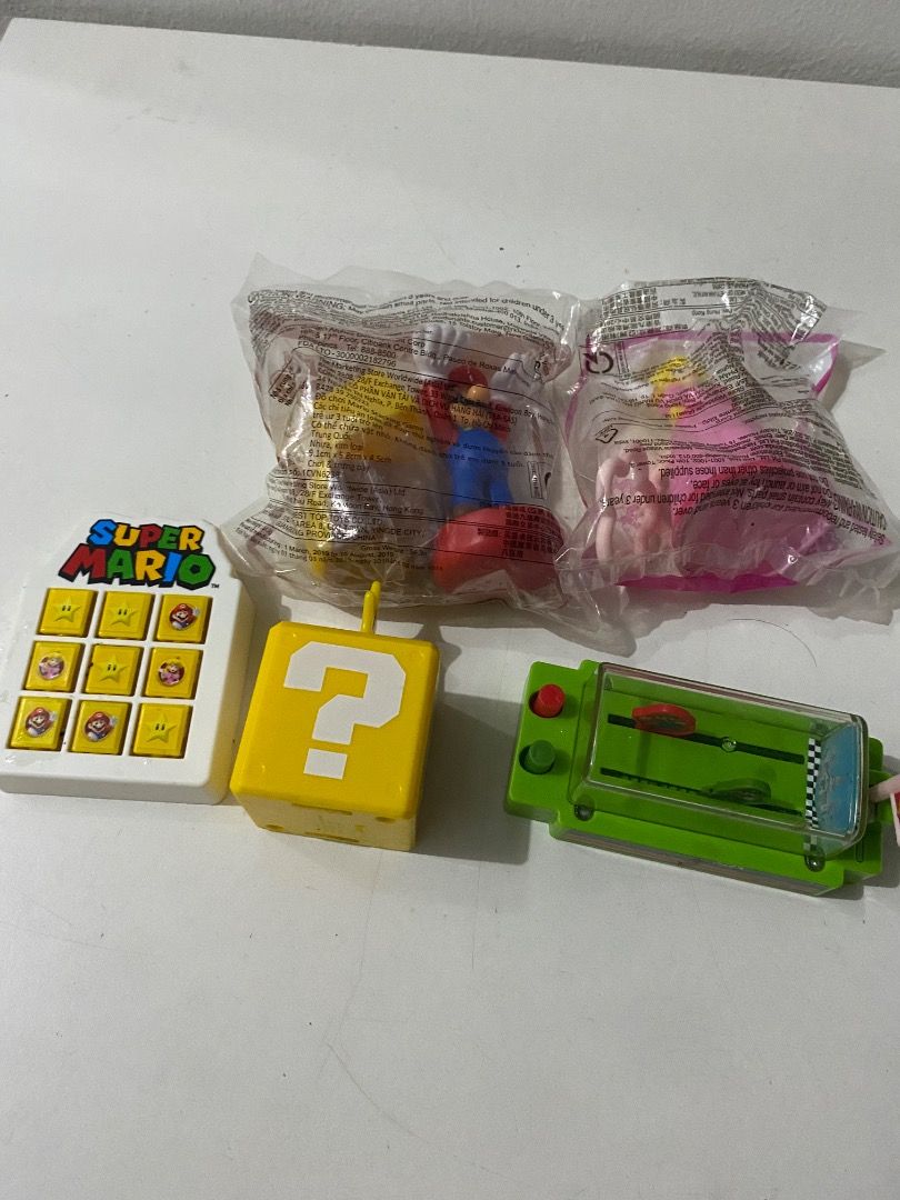 Super mario Mcdonald's Happy meal collection, Hobbies & Toys ...