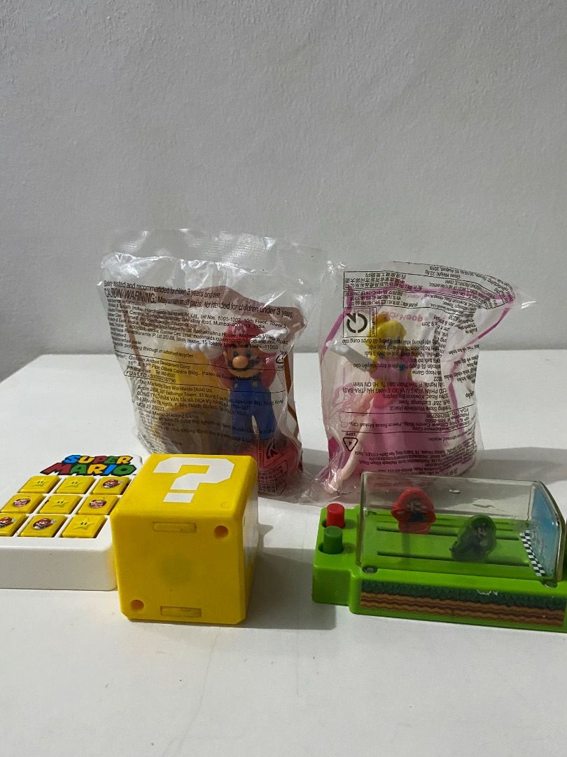 Super mario Mcdonald's Happy meal collection, Hobbies & Toys ...