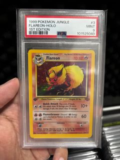 2005 Pokemon EX Flareon-Holo Delta Species PSA 8, Hobbies & Toys, Toys ...