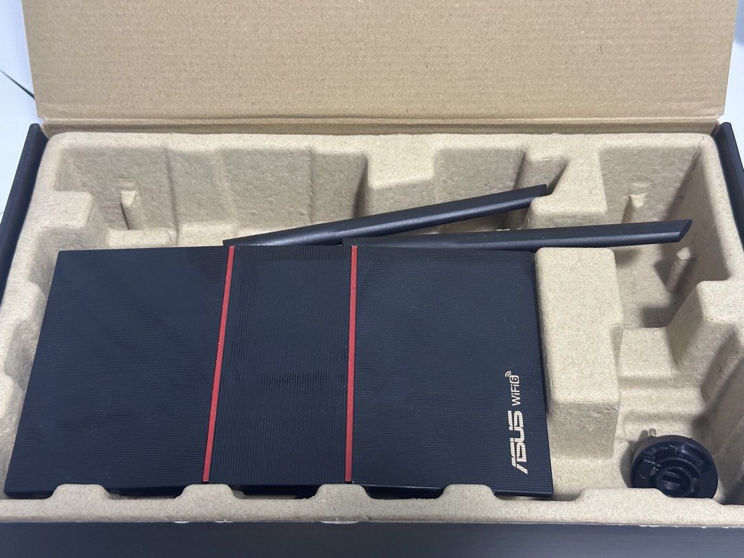ASUS RT-AX55 AX1800 Dual Band WiFi 6 Router, Computers & Tech, Parts ...
