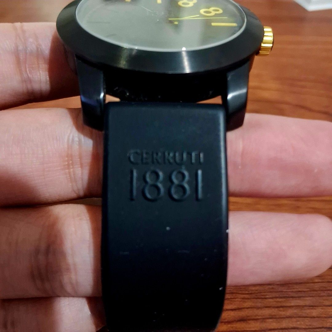 Cerruti 1881 Black Watch, Men's Fashion, Watches & Accessories, Watches ...