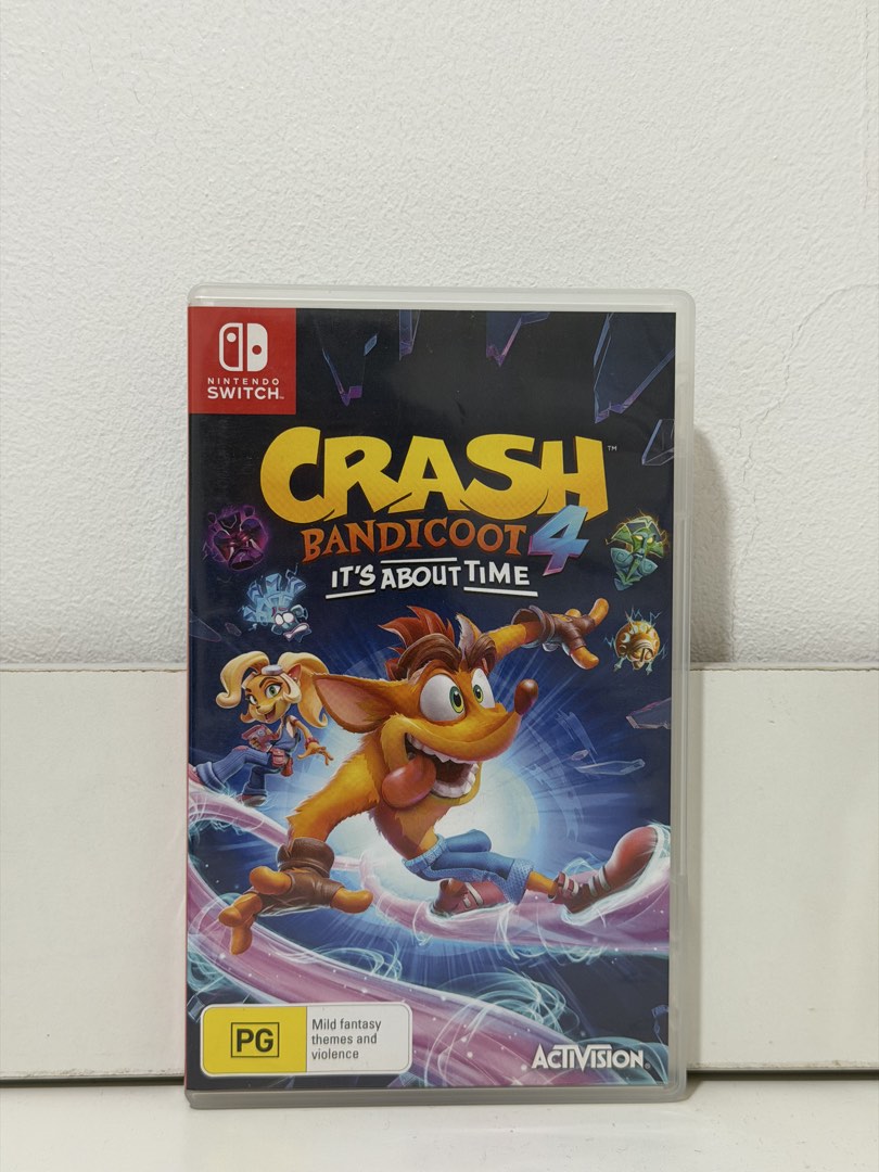 Crash Bandicoot 4: It's About Time Nintendo Switch Game, Video Gaming ...