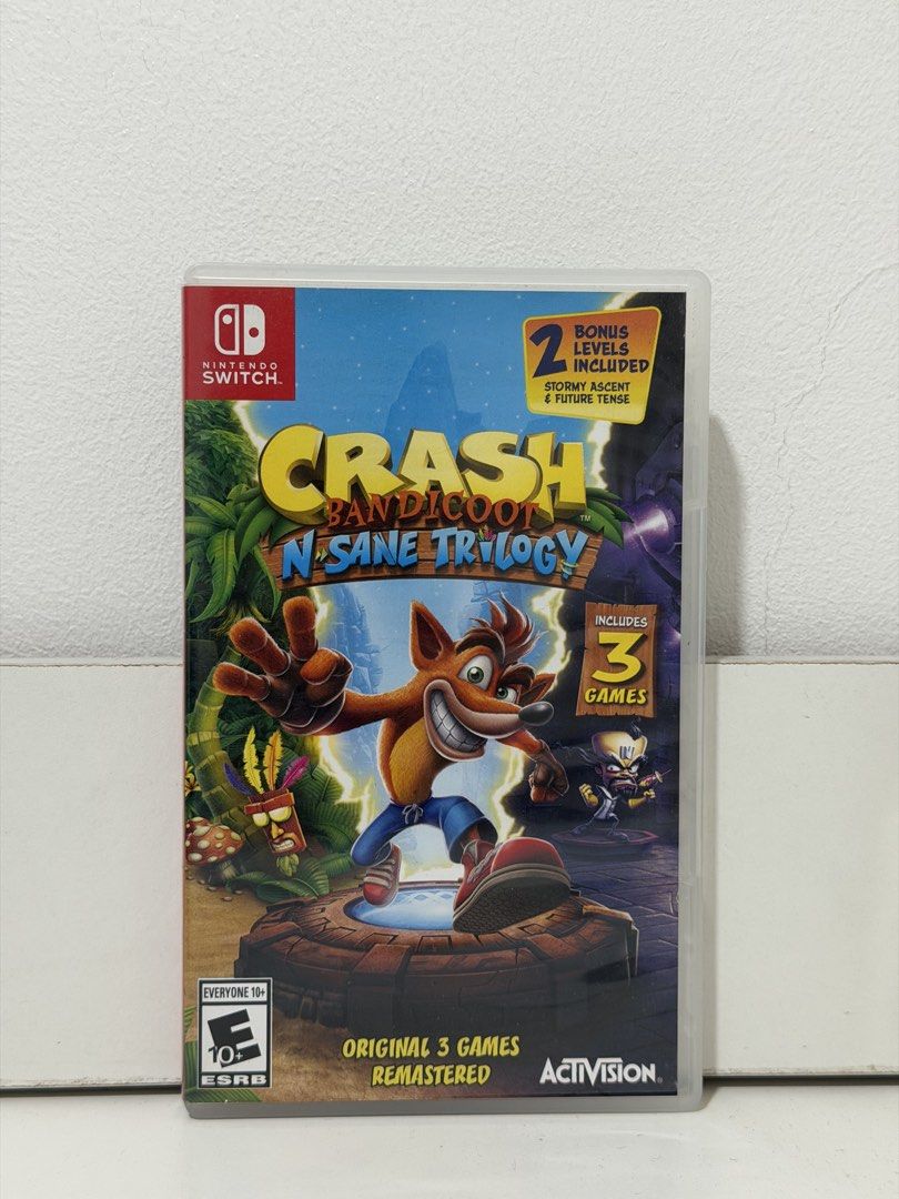 Crash Bandicoot N. Sane Trilogy Nintendo Switch, Video Gaming, Video ...