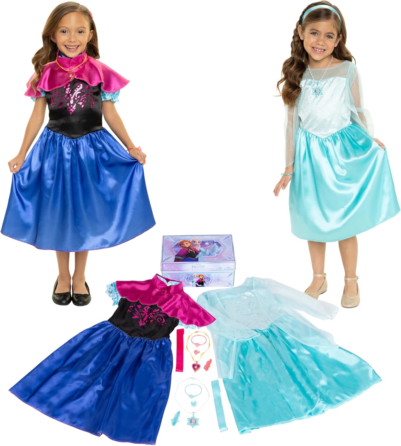 Disney Frozen Elsa & Anna Sisters Dress Up Trunk New 2025 [Amazon ...