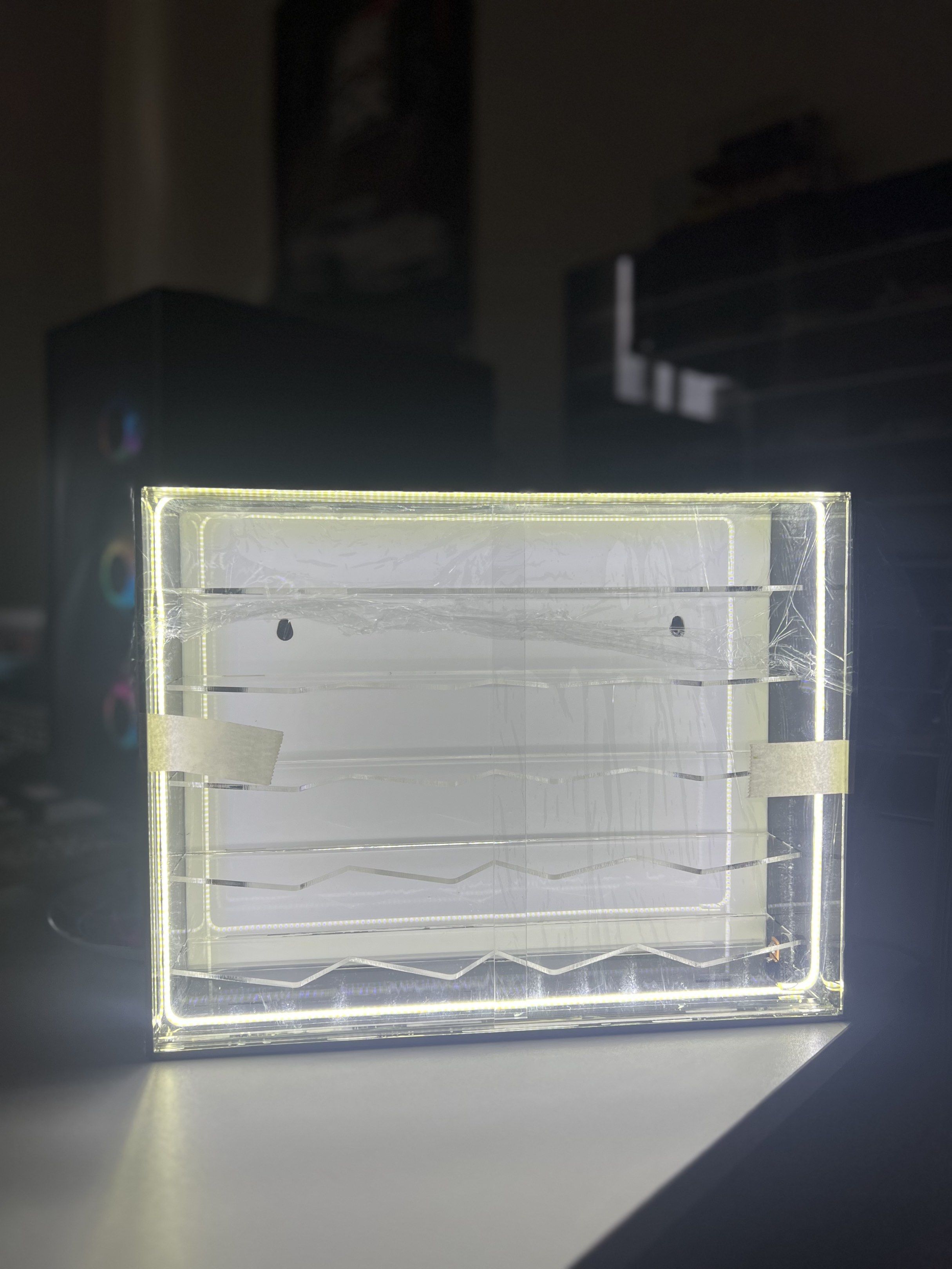 Hotwheels Diecast 1:64 Custom Acrylic Display Case with LED Lighting ...