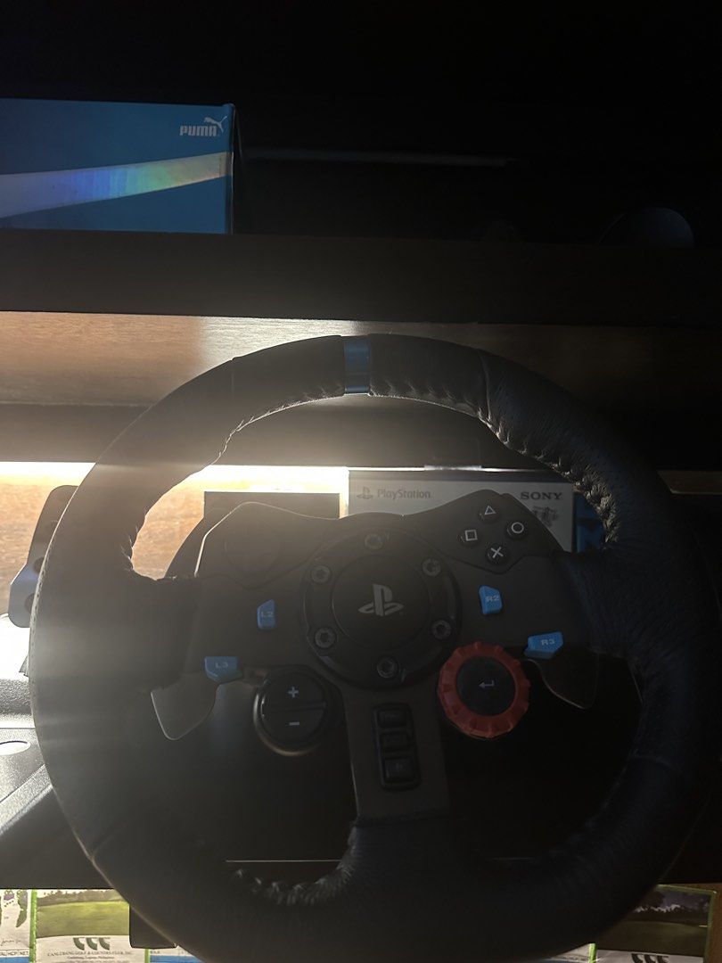 Logitech G29 Racing Wheel and Pedals, Video Gaming, Gaming Accessories ...