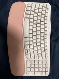 Logitech Wave Keys Ergonomic Wireless Keyboard White, Computers & Tech ...