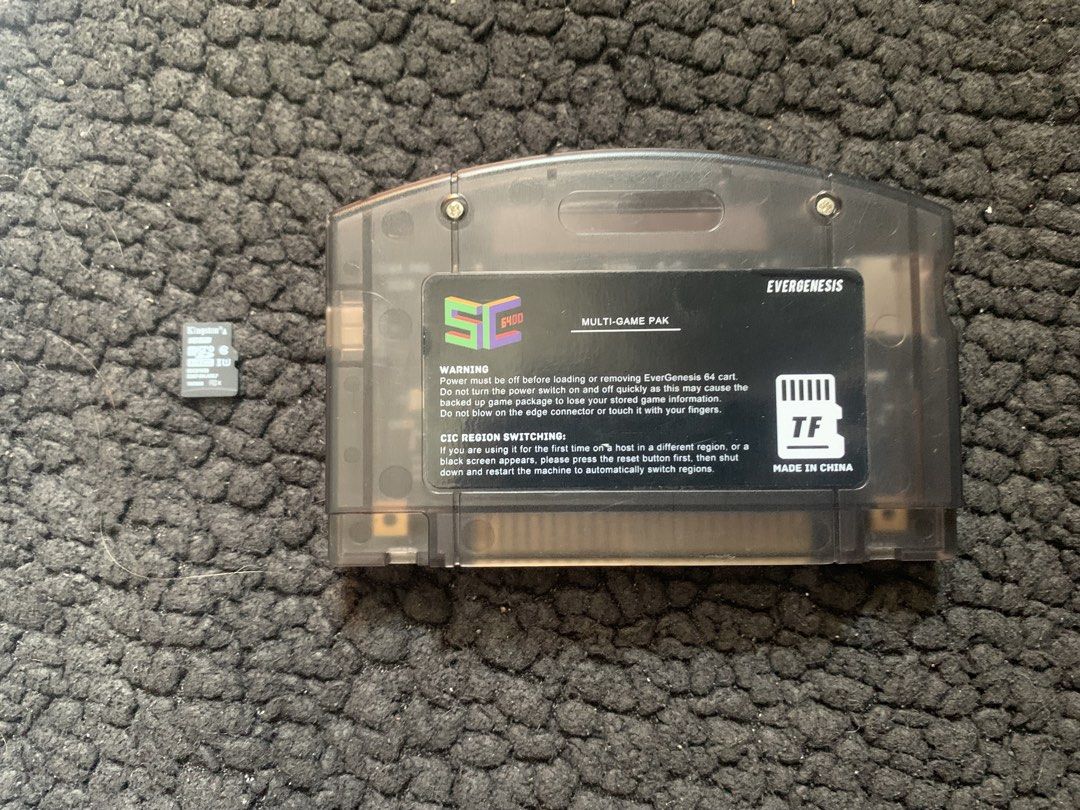 Nintendo 64 flash card - SummerCart64, Video Gaming, Video Games ...
