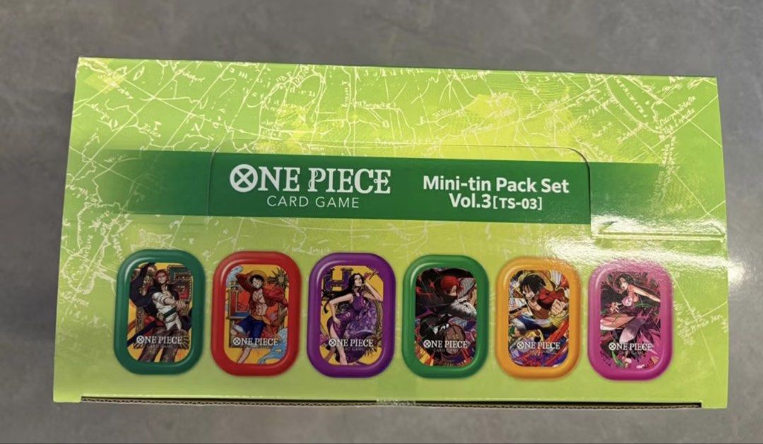 One Piece Card Game Mini-tin Pack Set Vol.3 TS-03, Hobbies & Toys, Toys ...