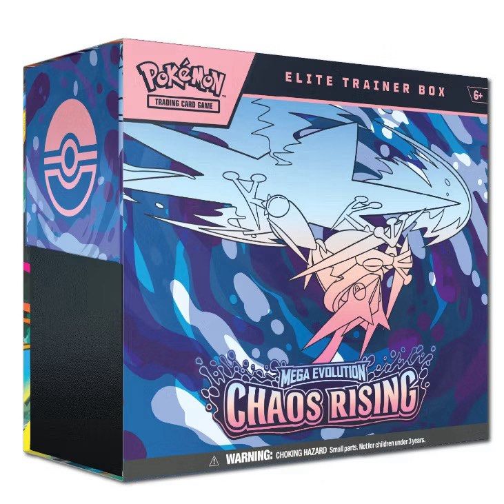 Pokemon ME04 Chaos Rising ETB, Hobbies & Toys, Toys & Games on Carousell