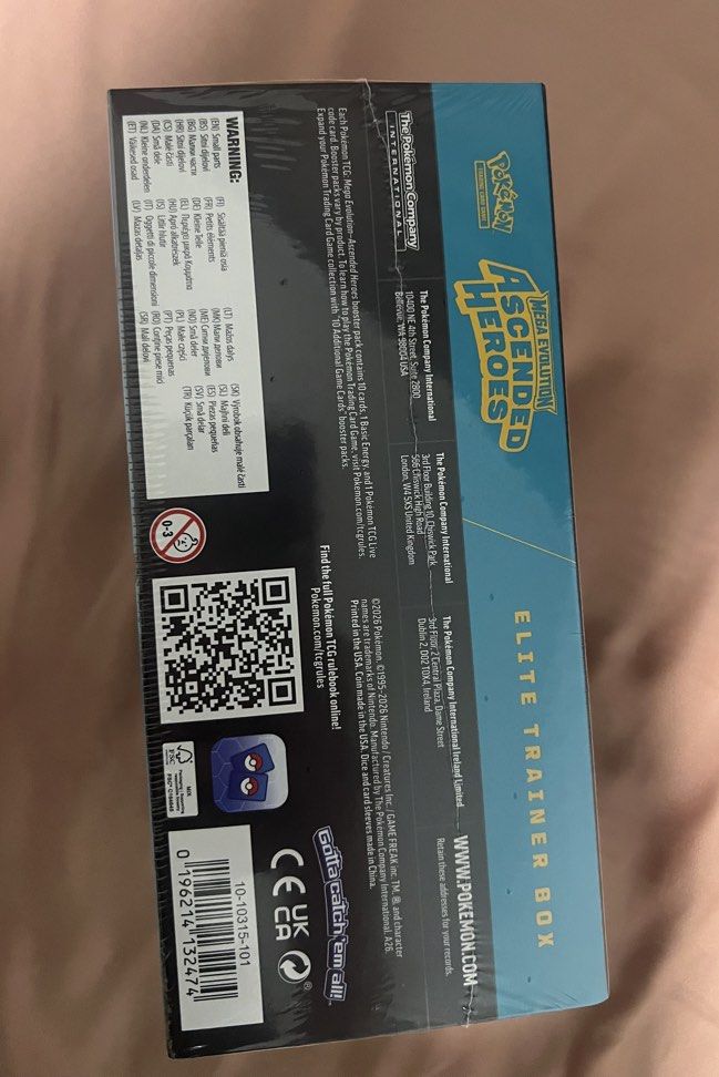 Pokemon TCG Mega Evolution Ascended Heroes Elite Trainer Box, Hobbies ...