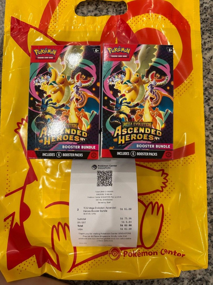 Pokemon TCG Mega Evolution Ascended Heroes Booster Bundle (PCS ...