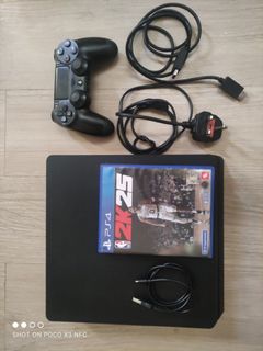 Custom Green/Black PS5 Console with Controller and Games, Video Gaming ...