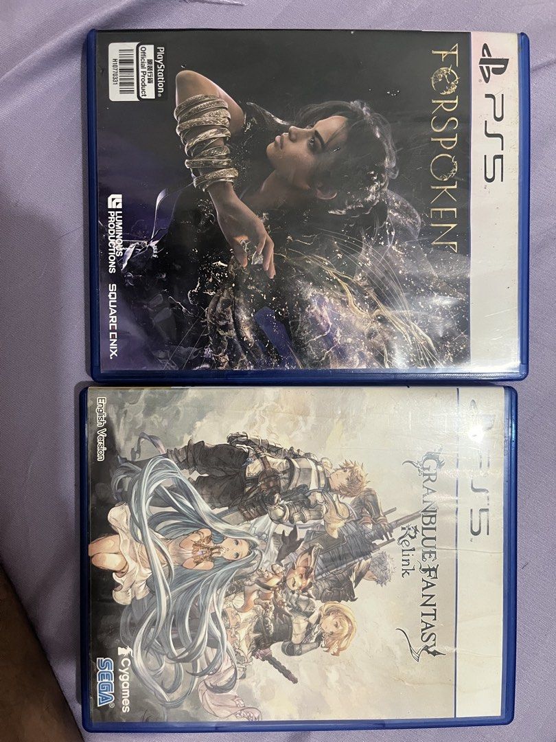 PS5 FORSPOKEN AND GRANBLUE FANTASY, Video Gaming, Video Games ...