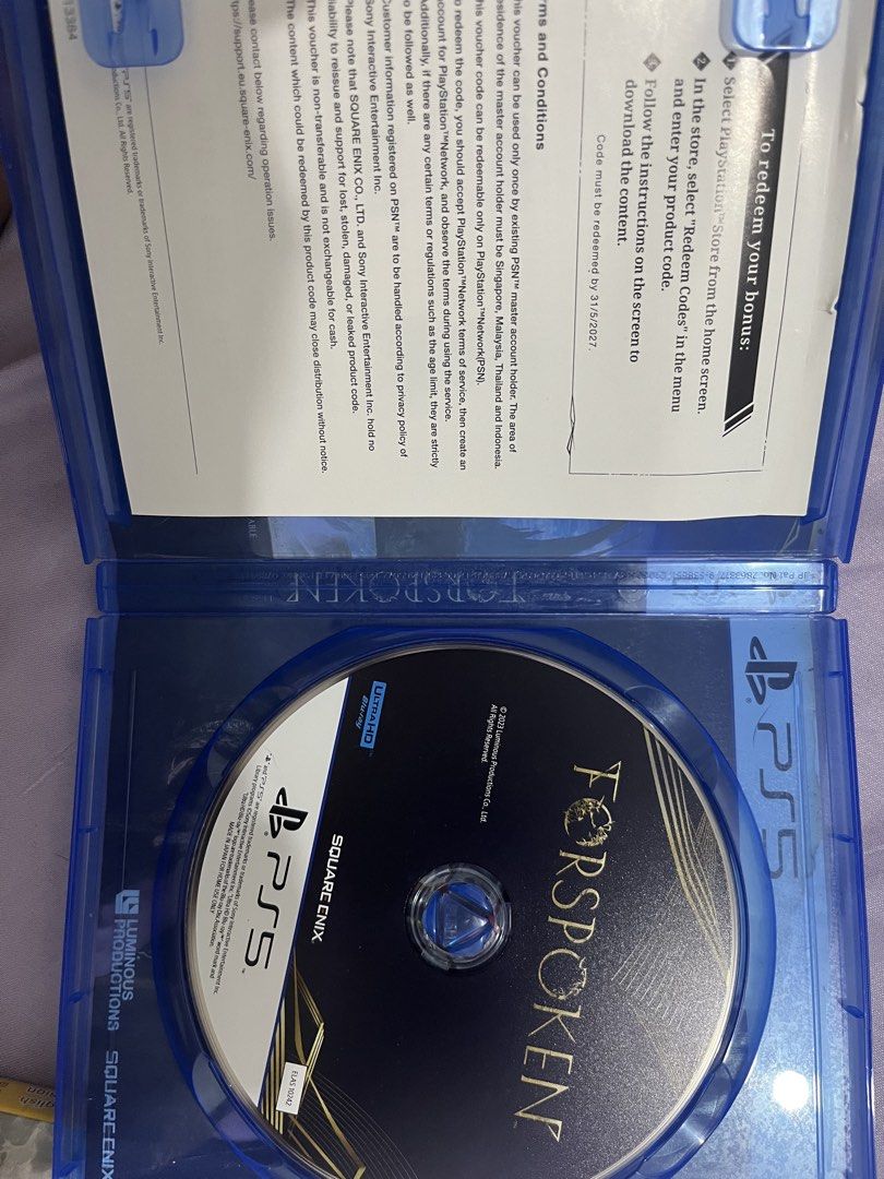 PS5 FORSPOKEN AND GRANBLUE FANTASY, Video Gaming, Video Games ...