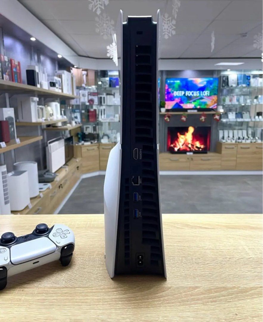 Sony PlayStation 5 Slim game console with Driveway, Video Gaming, Video ...