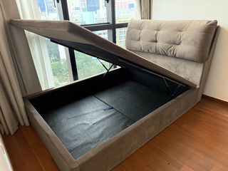 Storage Bed, Furniture & Home Living, Furniture, Bed Frames ...