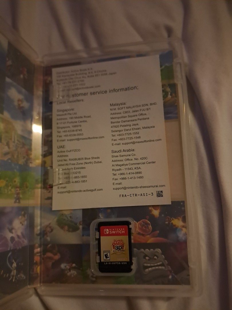 Super Mario 3D All Stars for Nintendo Switch, Video Gaming, Video Games ...