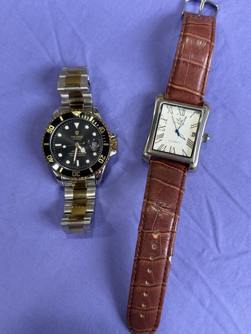 Tevise Automatic Watch and free watch, Men's Fashion, Watches ...
