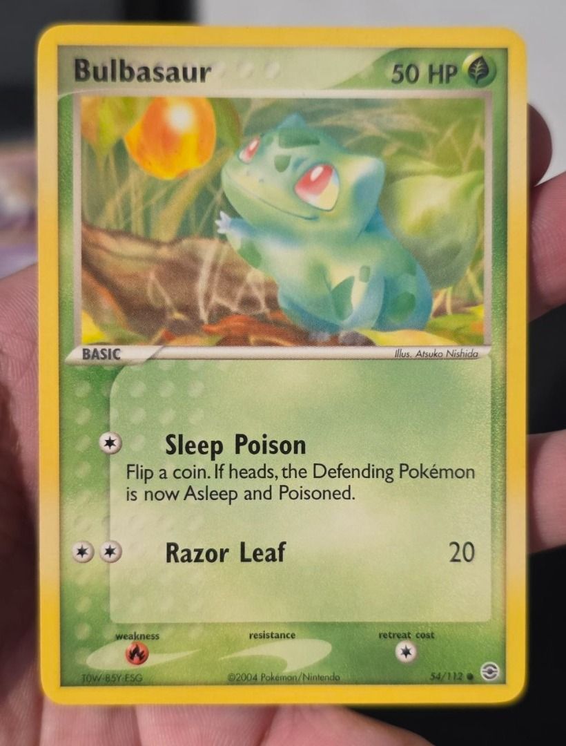 [Vintage] Bulbasaur #54 - Pokemon EX Fire Red Leaf Green (2004) - LP+ ...