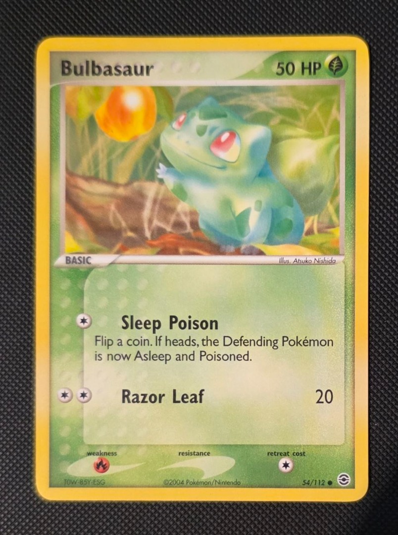 [Vintage] Bulbasaur #54 - Pokemon EX Fire Red Leaf Green (2004) - LP+ ...