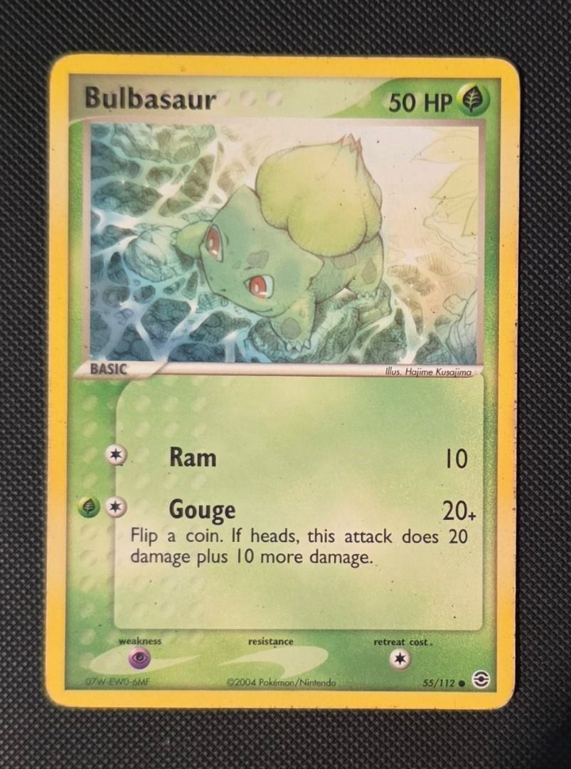 [Vintage] Bulbasaur #55 - Pokemon EX Fire Red Leaf Green (2004) - MP ...