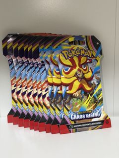 Pokemon TCG Mega Evolution Chaos Rising Booster Bundle (6 Packs), Toys ...