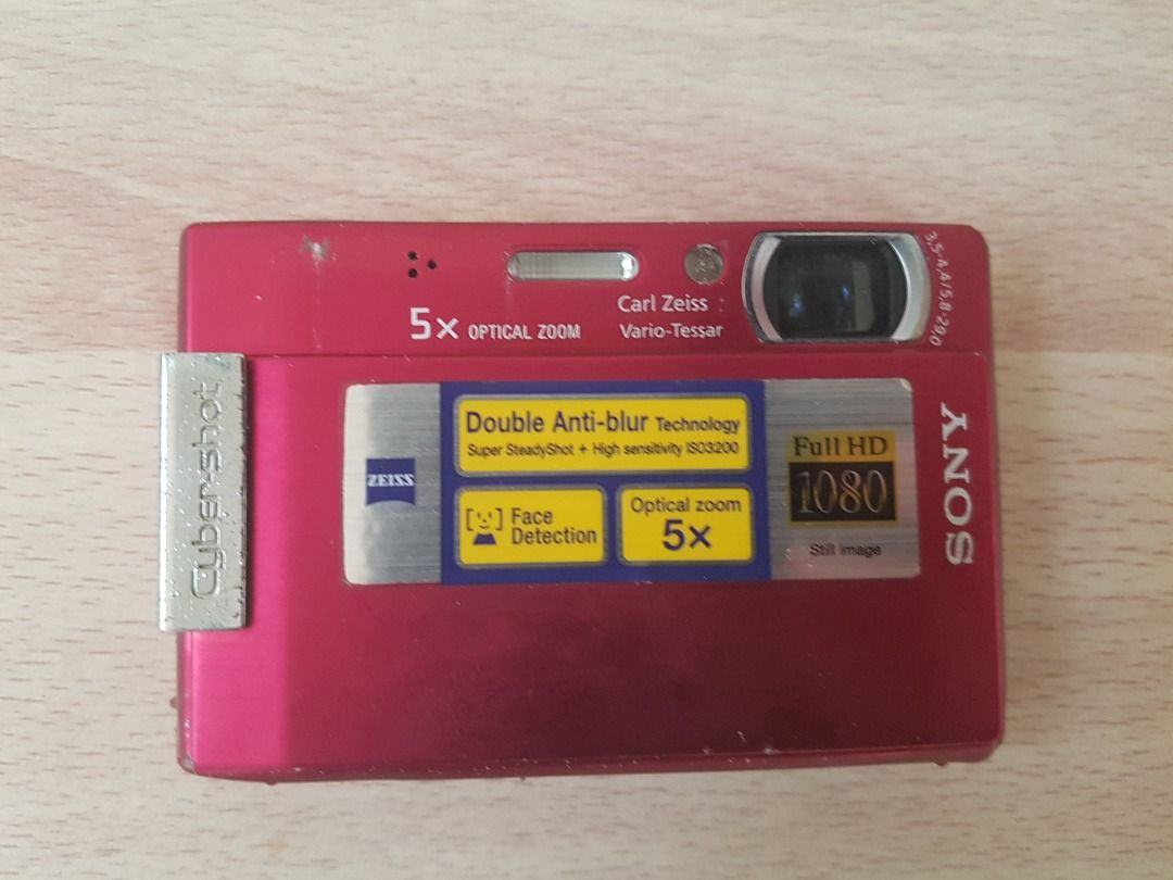 Sony Cyber-shot DSC-WX5 Digital Camera - Red, Photography, Cameras on ...