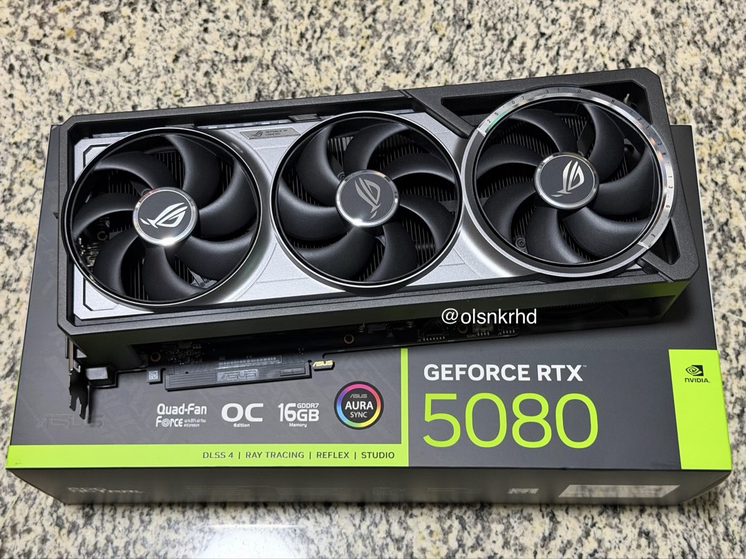 ASUS ROG Strix GeForce RTX 5080 OC 16GB GDDR7 Graphics Card, Computers ...