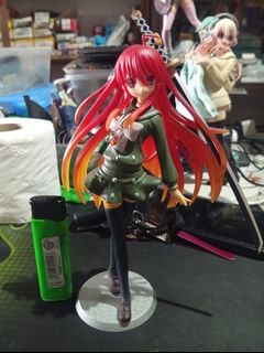 Anime Girl Figure with Red Hair and Black Hat, Hobbies & Toys, Toys ...