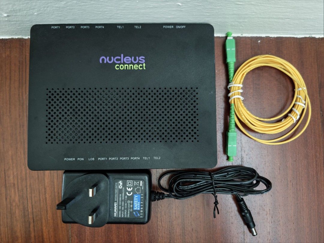 Huawei Nucleus Connect Fiber Optic Router with Power Adapter, Computers ...