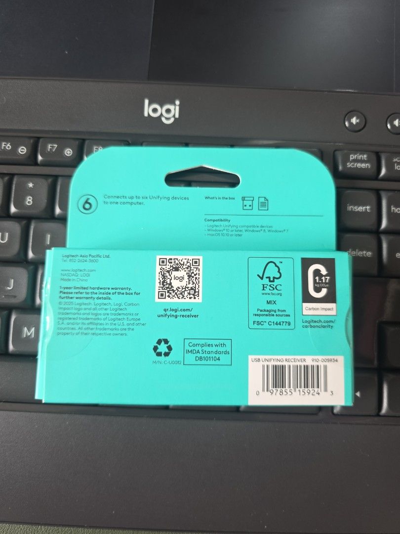 Logitech USB Unifying Receiver for Wireless Mice and Keyboards ...
