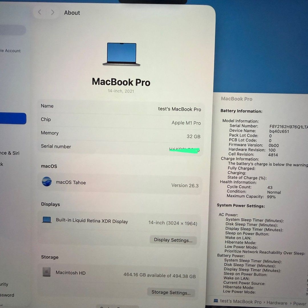 99% BH MacBook Pro 14 inch M1 Pro 32GB RAM, Computers & Tech, Laptops ...