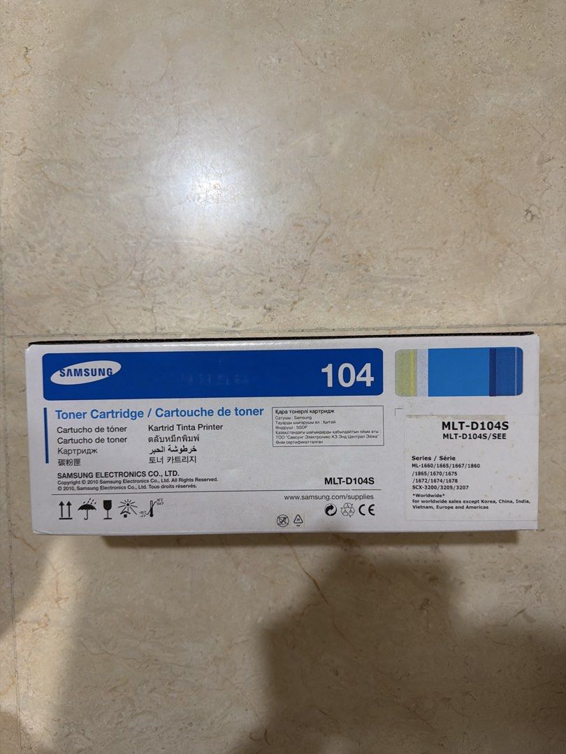 Samsung 104 Toner Cartridge MLT-D104S, Computers & Tech, Printers ...