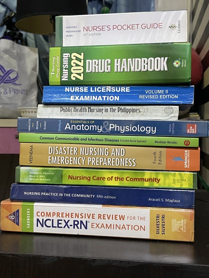 Nursing Books Bundle: NCLEX, Anatomy, Drug Handbook, Pocket Guide ...