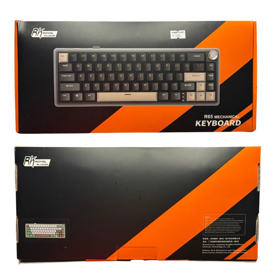 Royal Kludge RK65 Mechanical Keyboard Green/Red, Computers & Tech ...