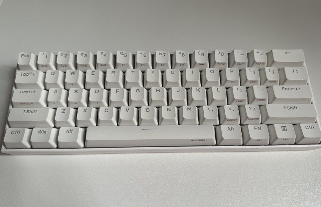 Anne Pro 2 White Mechanical Keyboard 60%, Computers & Tech, Parts ...
