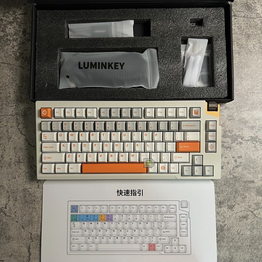 Luminkey75 V2 Tri-Mode Mechanical Keyboard, Computers & Tech, Parts ...