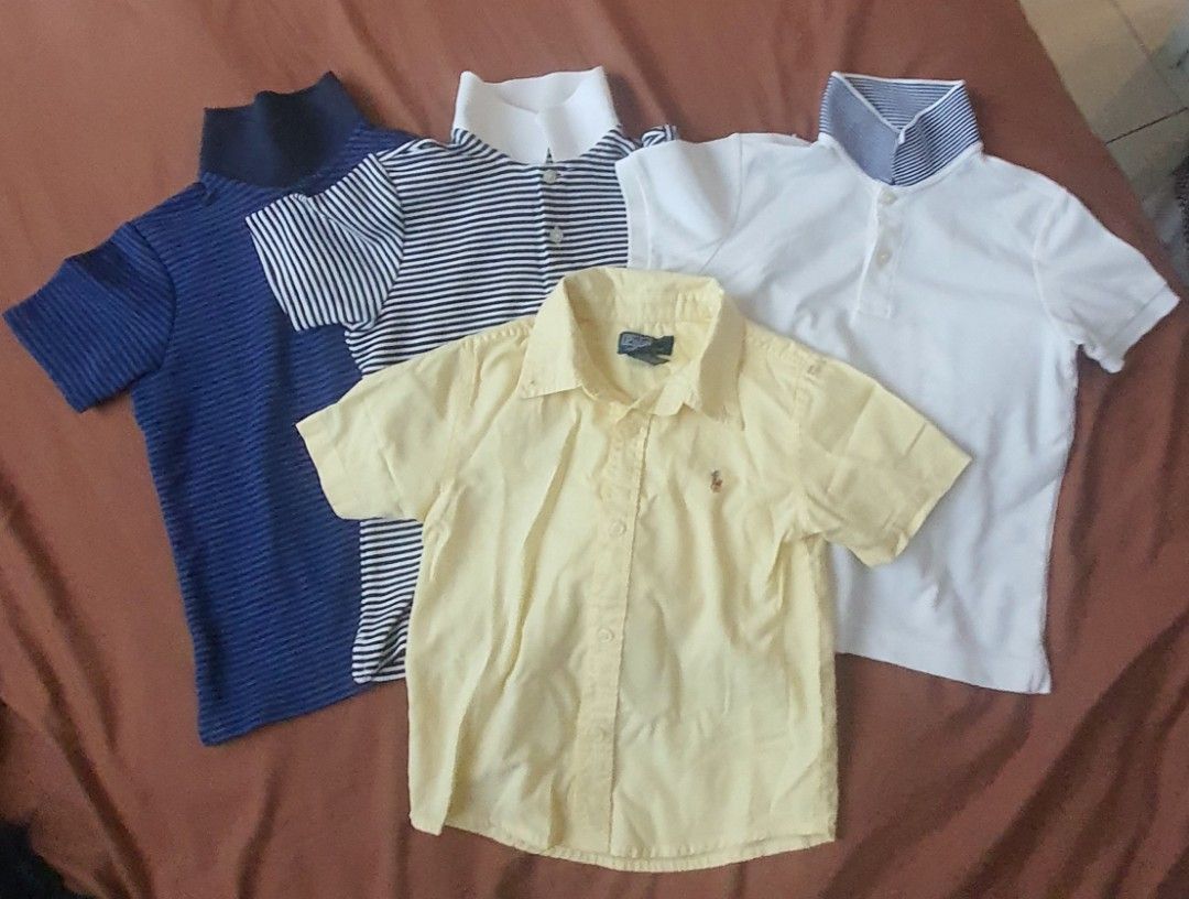Kids' Polo Shirts & Button-Up Bundle - Ralph Lauren, Uniqlo, Babies ...