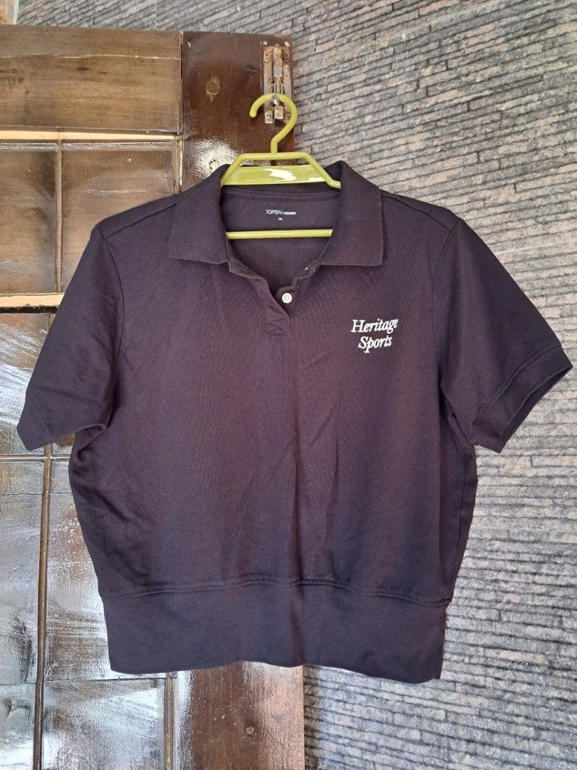 TOPMAN Heritage Sports Polo Shirt, Men's Fashion, Tops & Sets, Tshirts ...